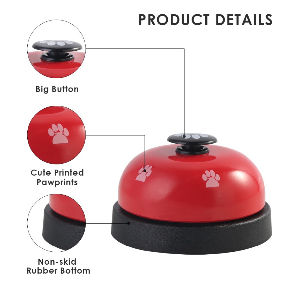 2pcs/lot Dog Cat Training Bell Dog Eatting Drinkin... – Grandado