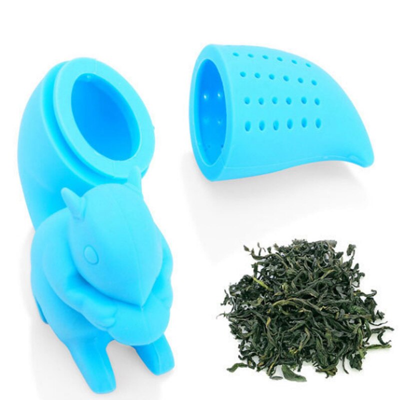 Cute Squirrel Tea Strainer Herbal Silicone loose-l... – Vicedeal