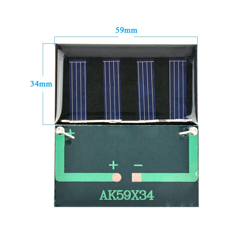 SUNYIMA 10 Uds 59x34MM paneles solares 2V 60MA Min... – Grandado