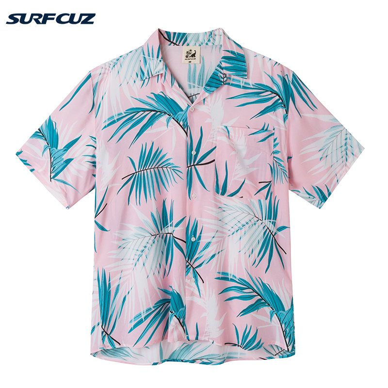 Surfcuz Hawaiian Shirts Voor Mannen Korte Mouwen P... – Grandado