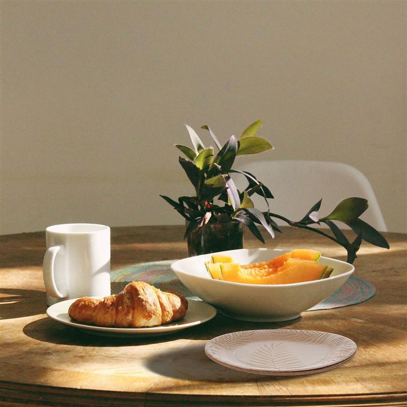 8 Pcs Portable Practical Disposable Round Plates D... – Grandado