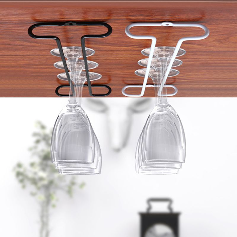 Single Row Suspension Hanging Wine Glass Holder In... – Vicedeal