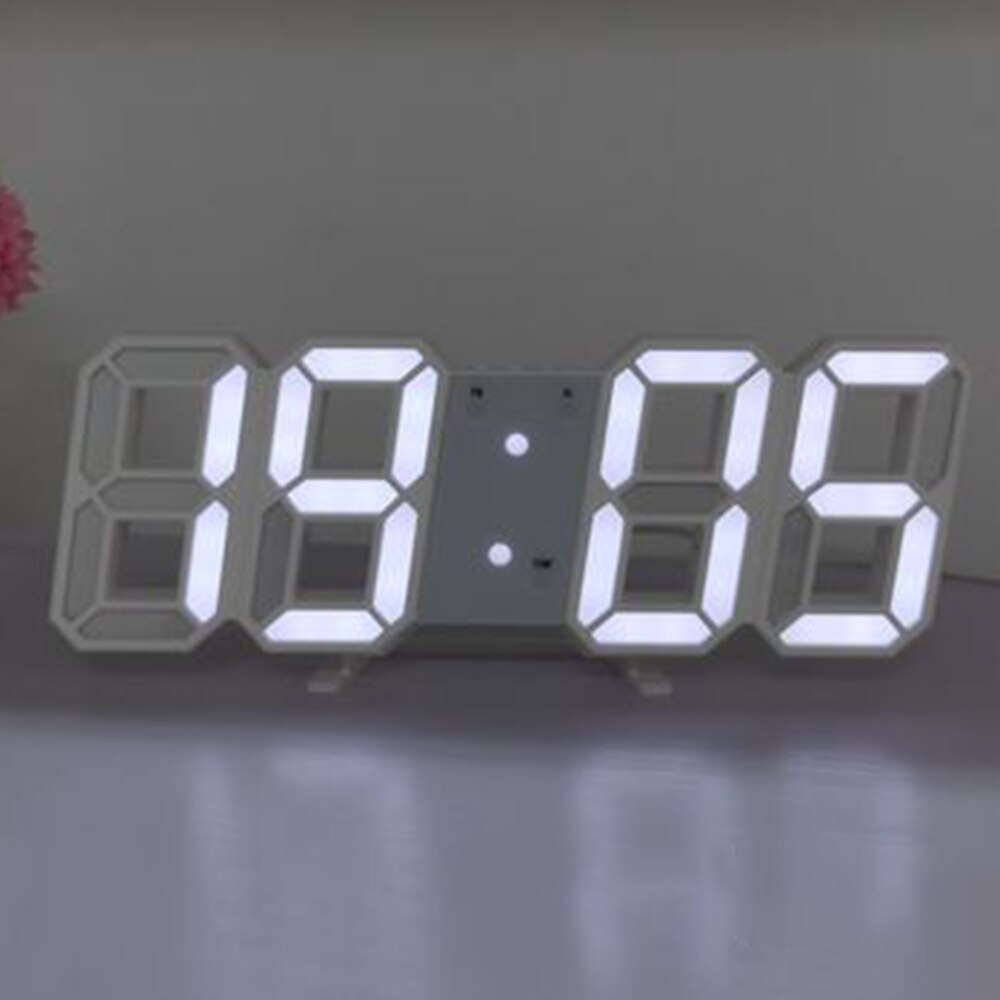 Nordic Digital Alarm Clocks 3D LED Wall Clocks Han... – Vicedeal