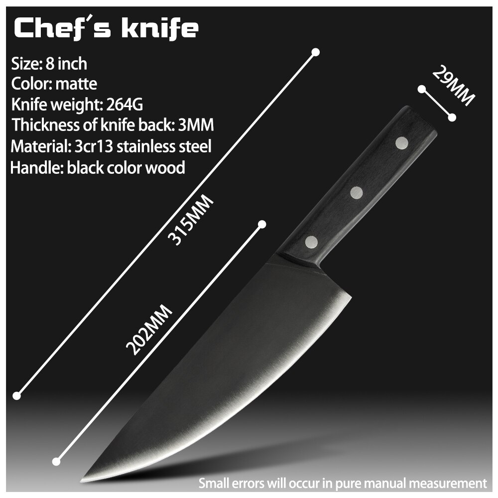 Multi-Function Chef's Knife Black Super Sharp ... – Vicedeal