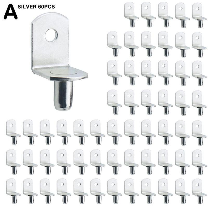 60 Stks/set Beugel Stijl Kast Plank Pins Ondersteu... – Vicedeal