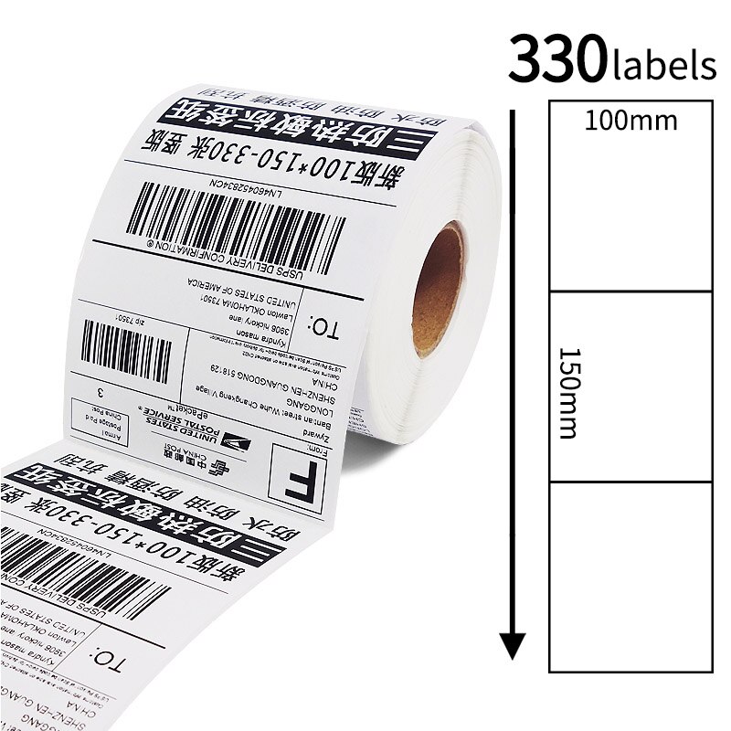 4x6 Thermal Labels 100 x 150 mm for Zebra 2844 Zp-... – Vicedeal