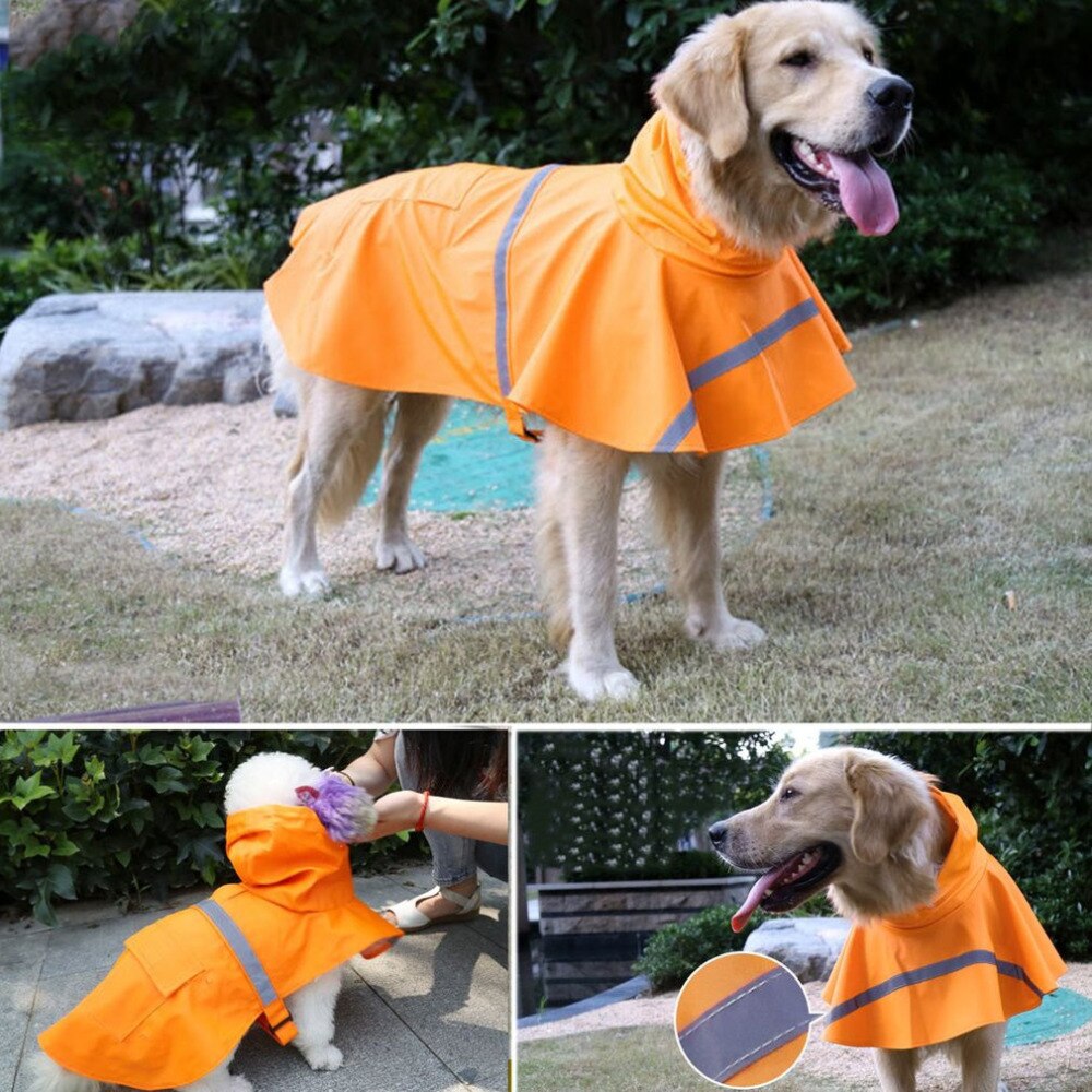 3 Colors Waterproof Dog Raincoat Lightweight Rain ... – Grandado