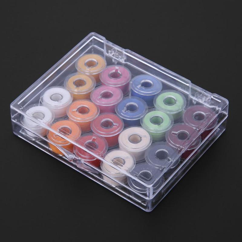 20pcs Colorful Sewing Threads Plastic 25 Bobbins S... – Grandado