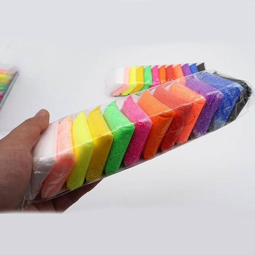 product Snow mud kids learning toy pearl mud 12 co... – Grandado