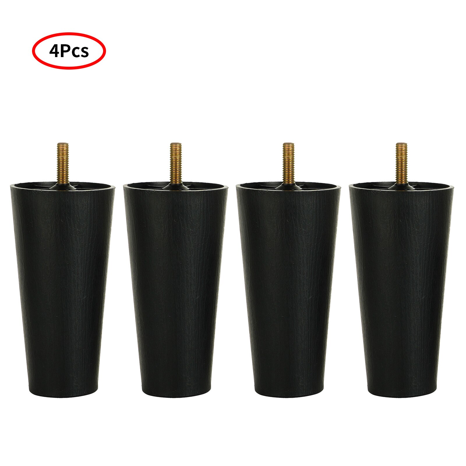 Patas cónicas redondas para muebles, patas de plás... – Grandado