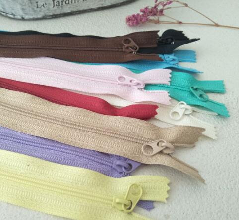 1Pc 20cm No. 3 zipper Closed Tail Nylon Round Head... – Grandado