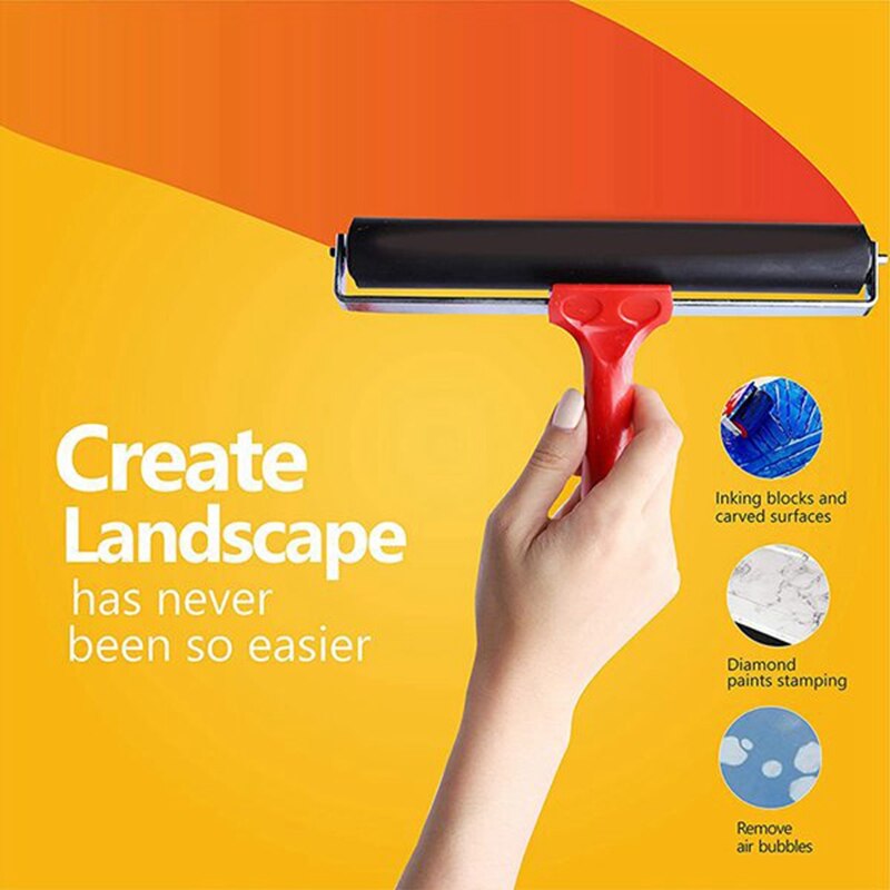 2 Stuks Rubber Roller Rubber Brayer Lijm Roller Ge... – Grandado