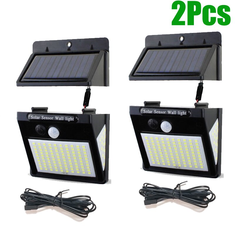 166led 3 lados separável luz solar ao ar livre gra... – Vicedeal