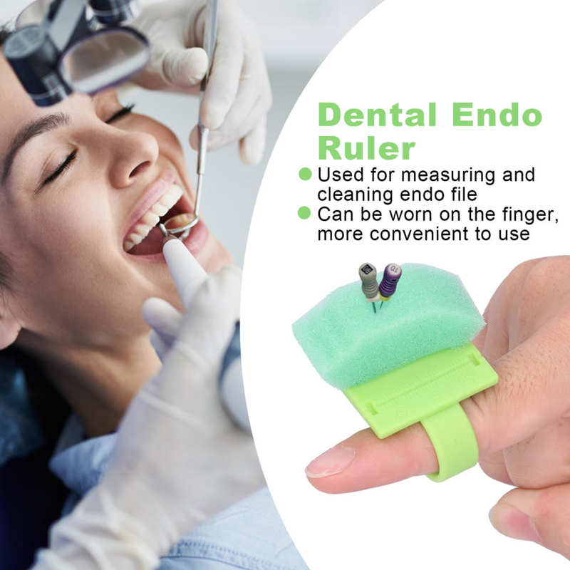 Dental Endo Ruler Sponge Finger Rings Endo File Cl... – Grandado