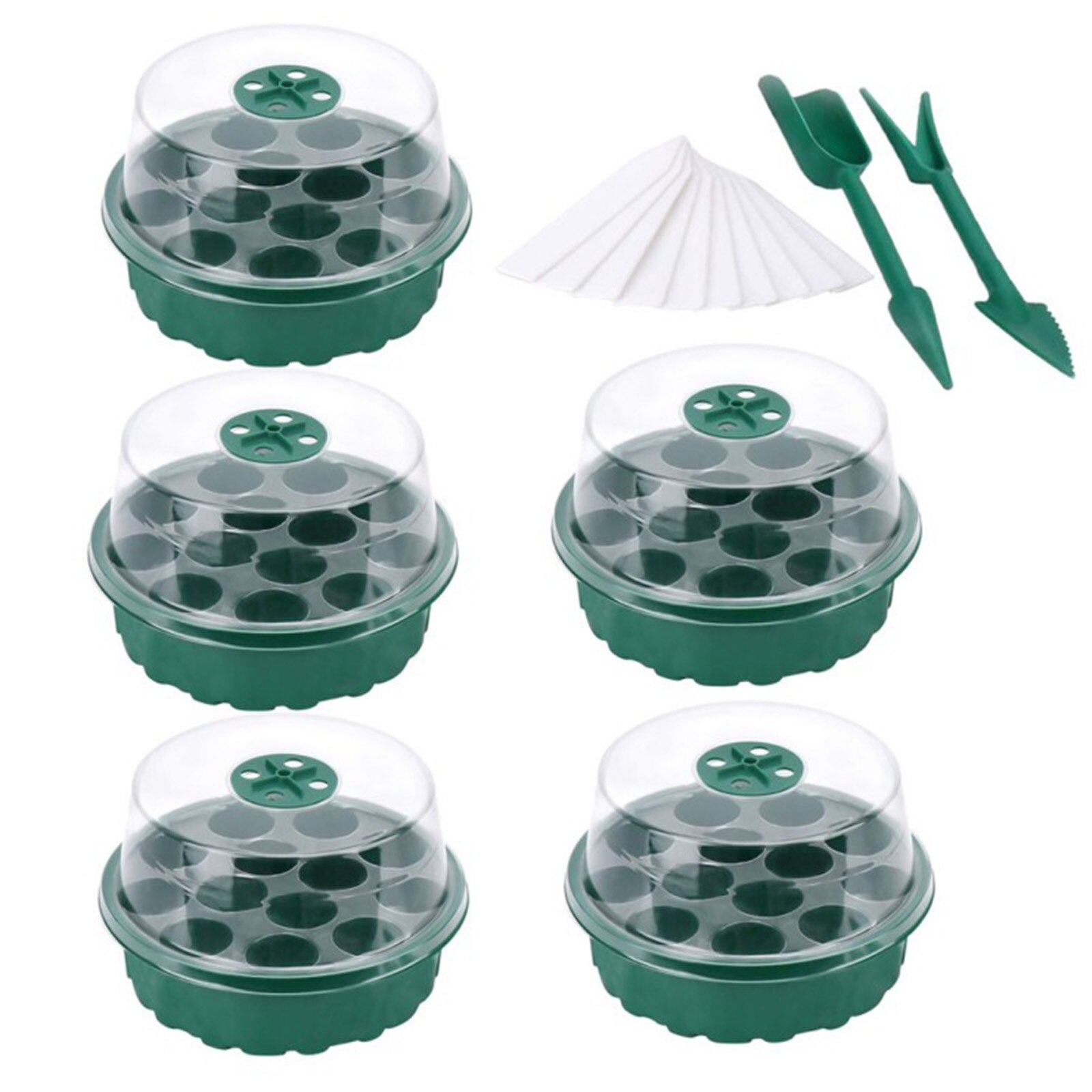 Seed Starter Tray Kit - 13 Cells Mini Propagator w... – Vicedeal