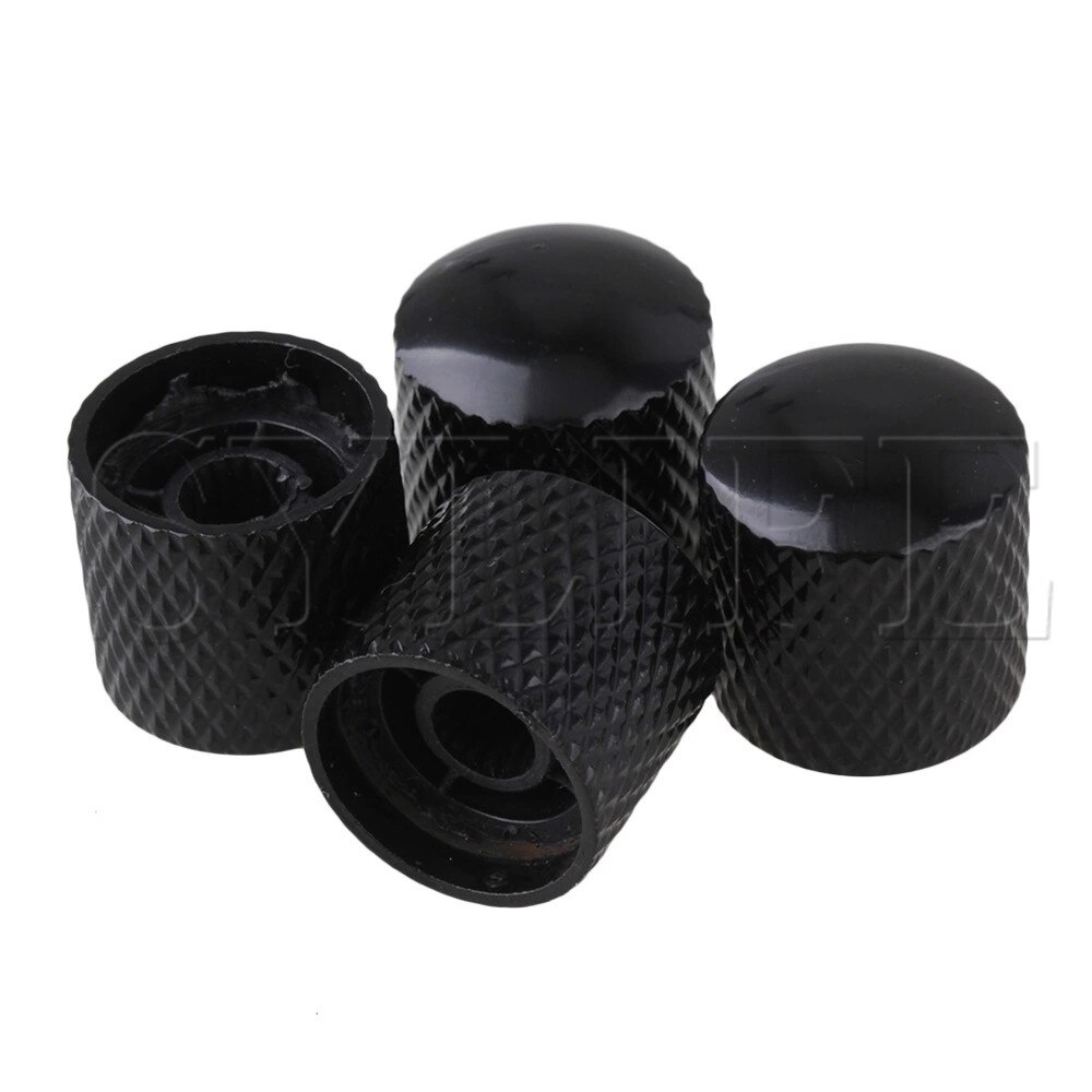4pcs Black Metal Dome Tone volume Knob For Electri... – Grandado