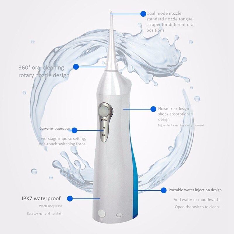 Rechargeable Water Flossing Portable Oral Irrigato... – Grandado