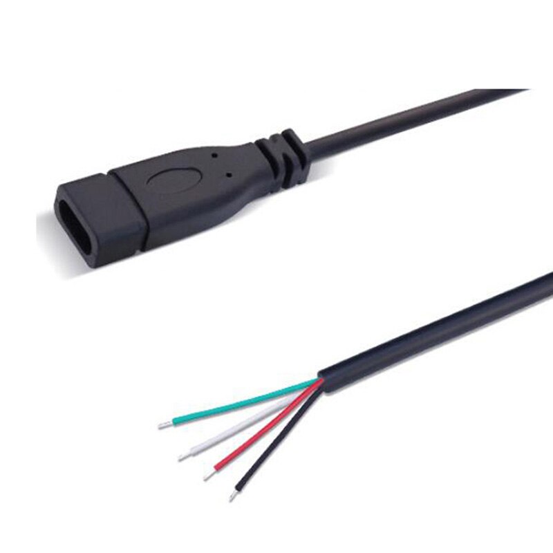 1pcs/5pcs 25cm USB 2.0 Type-C Power Supply Extensi... – Grandado
