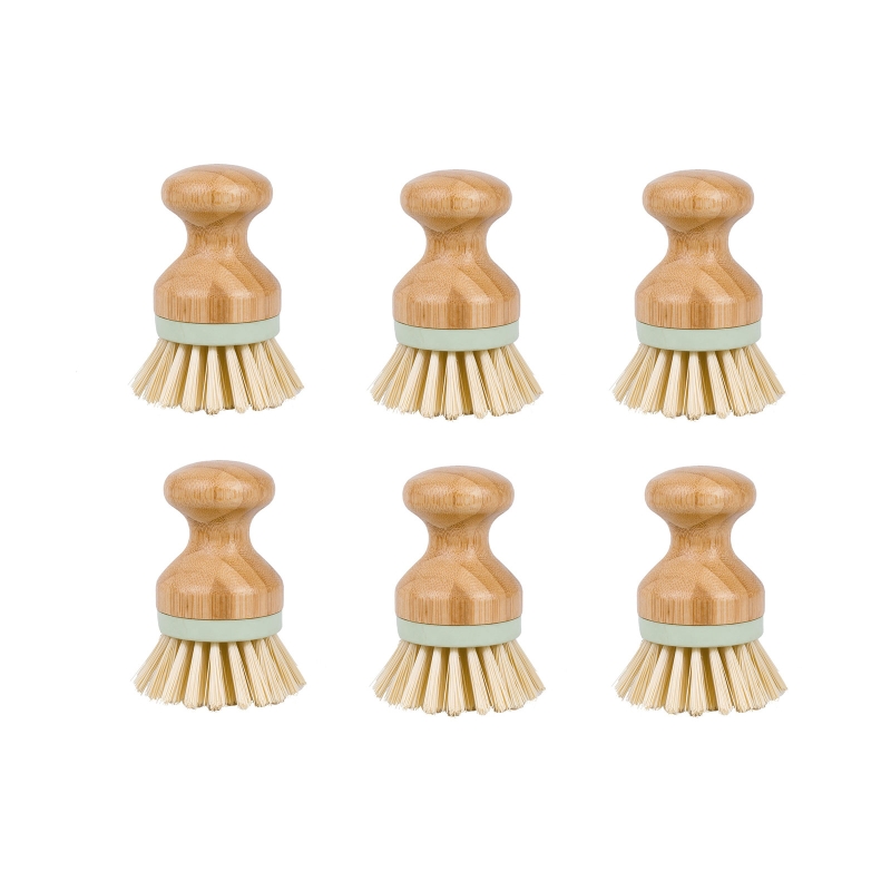 Bamboo Dish Scrub Brushes, Kitchen Wooden Cleaning... – Grandado