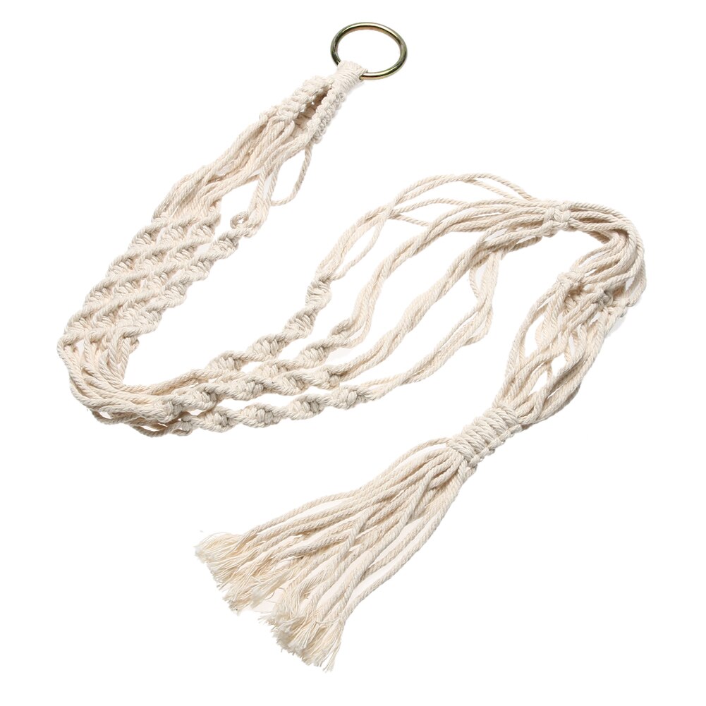 90cm 92cm Handmade Macrame Plant Hanger Braided Ju... – Grandado