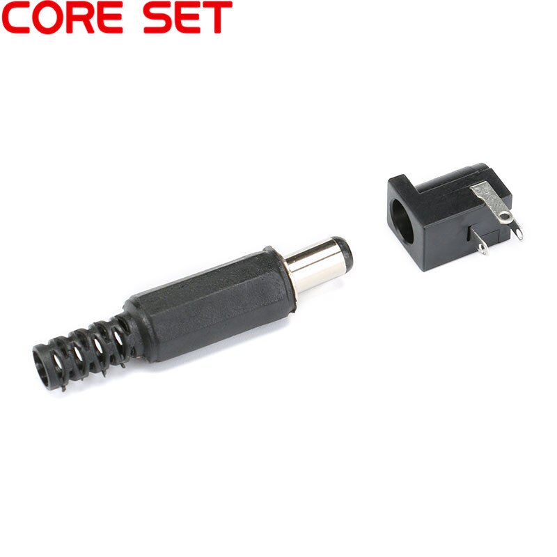 Connecteur de prise Jack, 5.5x2.1mm, mâle/femelle,... – Grandado