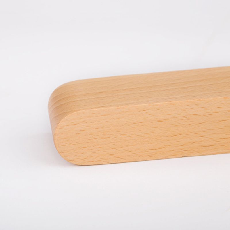 Black Walnut Beech Wood ID Name Cards Stand Office... – Grandado