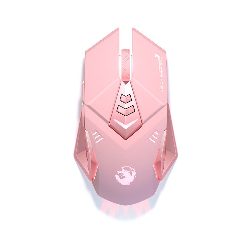 Pink Gaming Mouse, USB Optical Wireless Mouse LED ... – Grandado