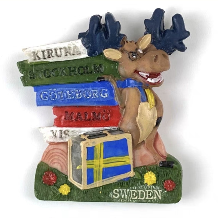 Europe Sweden 3D Fridge Magnets Tourism Souvenir R... – Vicedeal