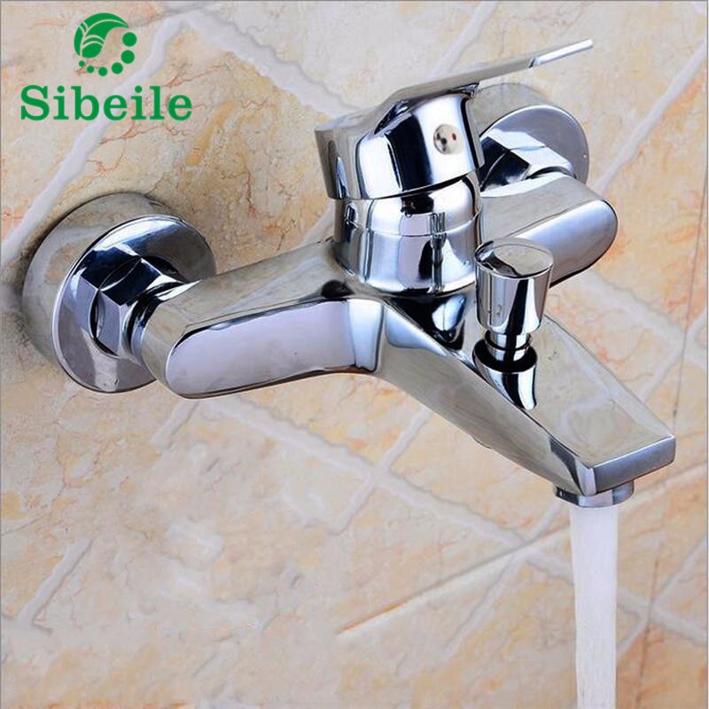 SBLE Bathroom Faucet Wall Mounted Bath Tub Mixer T... – Grandado