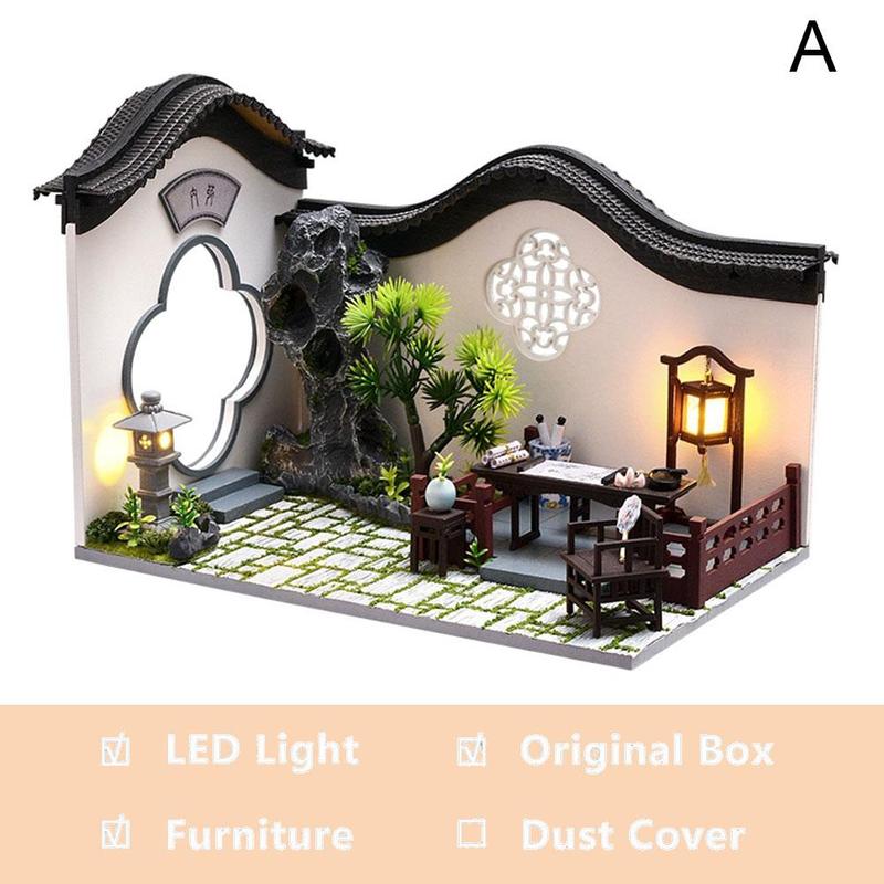 DIY Miniature Doll House Kit Handmade Chinese Styl... – Grandado