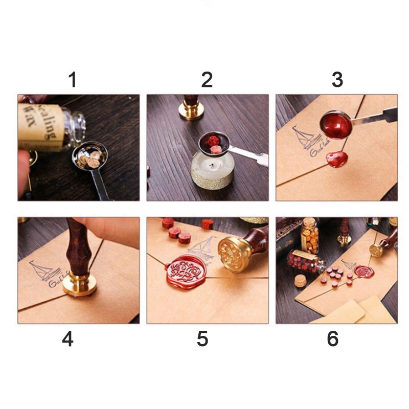 1pc Retro Houten Stempel Klassieke WaxSeal Stamp A... – Vicedeal