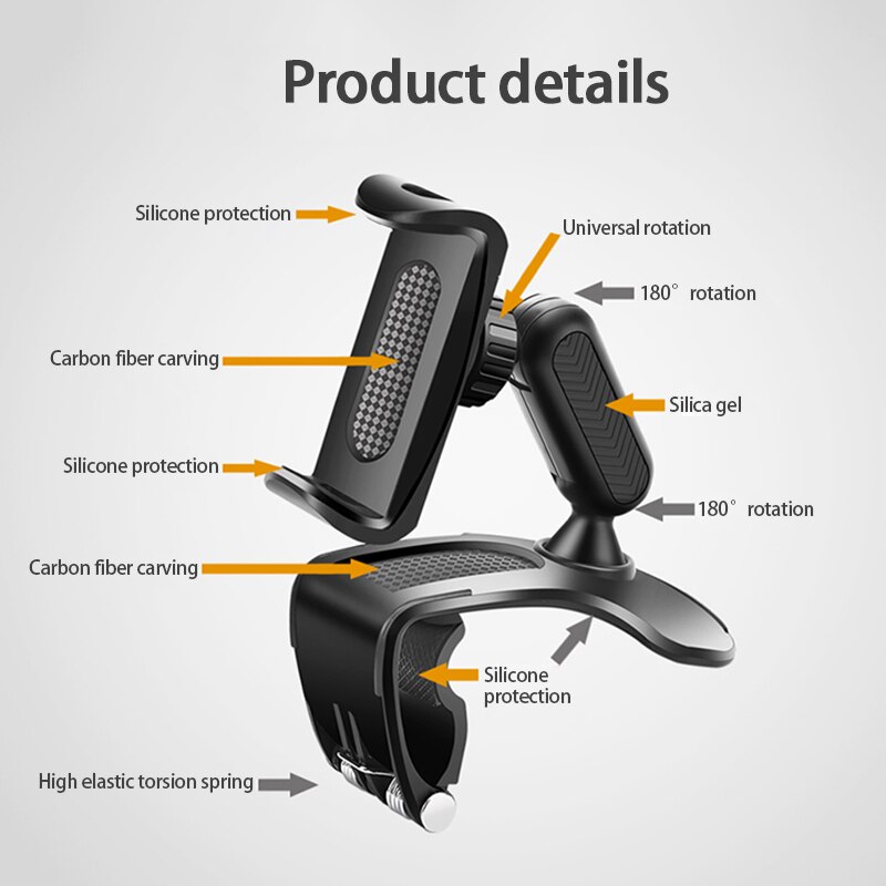 Auto Telefoon Houder Universele Mobiele Telefoon G... – Grandado