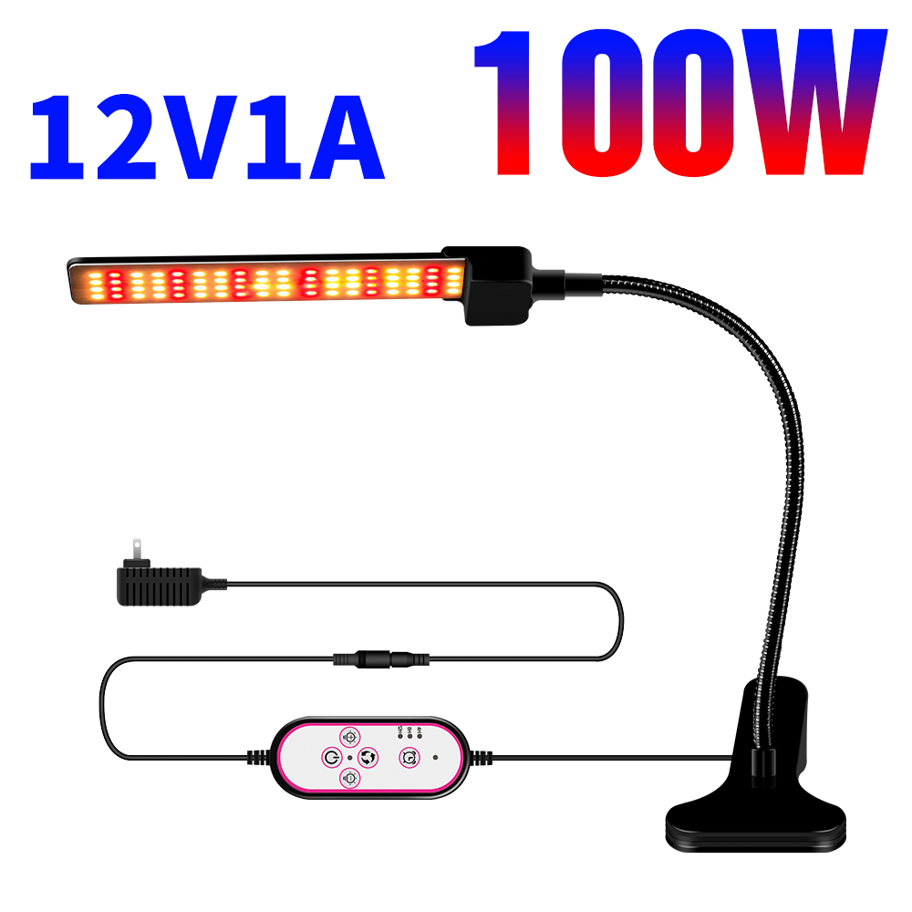 Hydroponic Lamp LED Phyto Light 12V Full Spectrum ... – Vicedeal