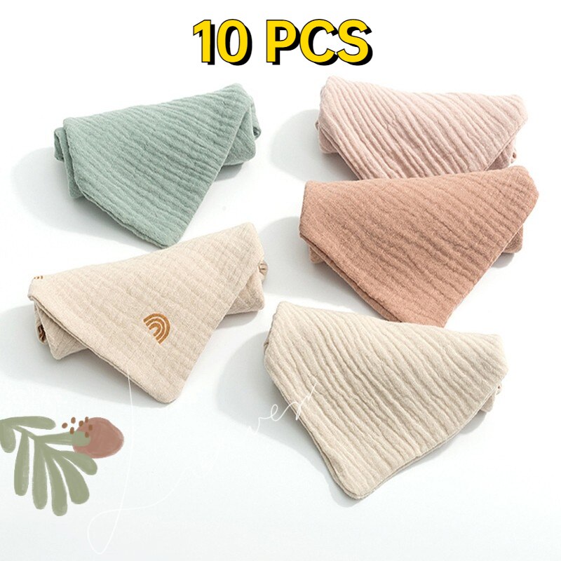 10 Pcs Handdoek Baby Washandje Badhanddoek Zakdoek... – Grandado