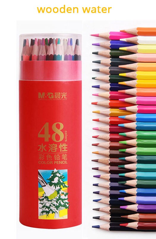 48 Colors Wood Colored Pencil Artist Profession Wo... – Grandado
