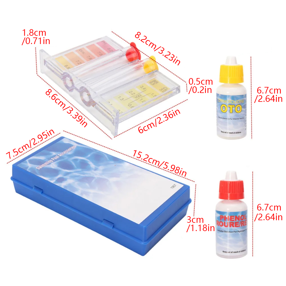 PH Chlorine Water Test Kit Tester Hydrotool Testin... – Vicedeal