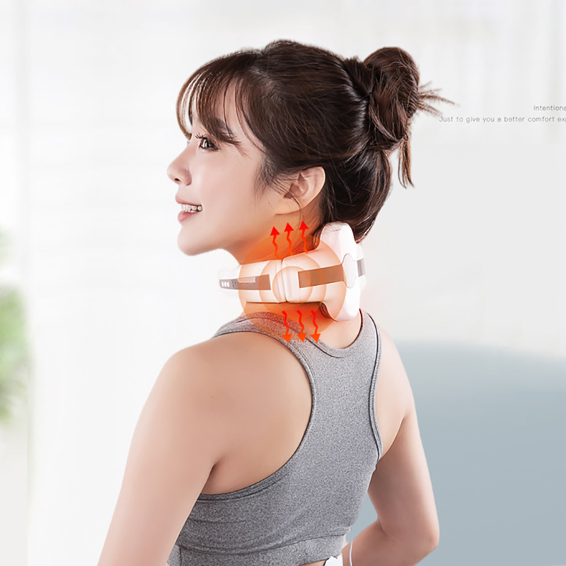 4 Heads Neck Massager Low Frequency Tens Pulse The... – Vicedeal