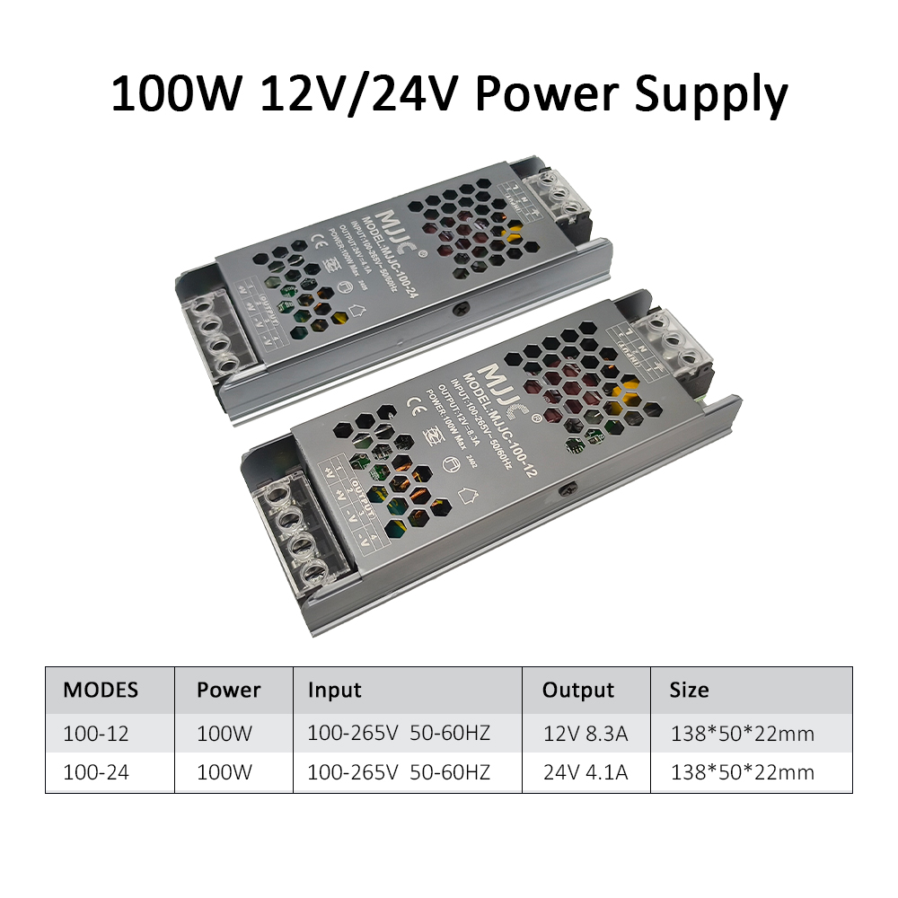 Voeding DC 24V 12V LED Driver Adapter Transformato... – Vicedeal