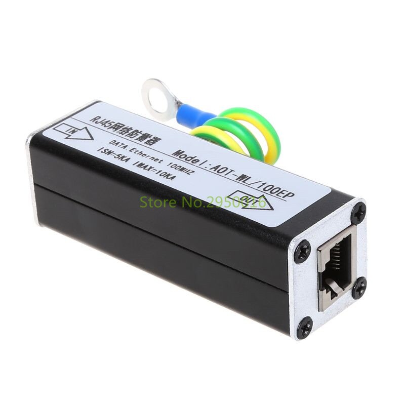 Network RJ45 Monitoring Equipment Camera Lightning Protector Surge ...