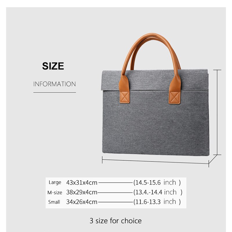 Laptop Tas Mannen Aktetas Vrouwen Hand Tas Noteboo... – Grandado