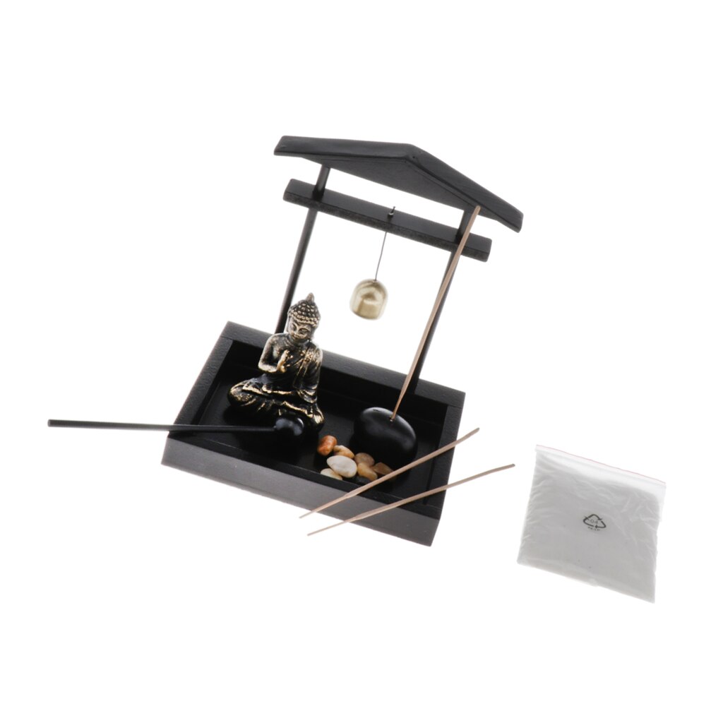 Tabletop Incense Burner Decor Garden Kit W/ Statue... – Grandado