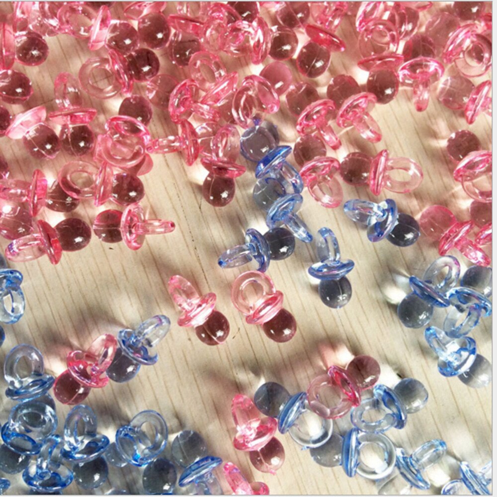 Miniatures 100Pcs/Lot Clear Mini Pacifiers Baby Sh... – Grandado
