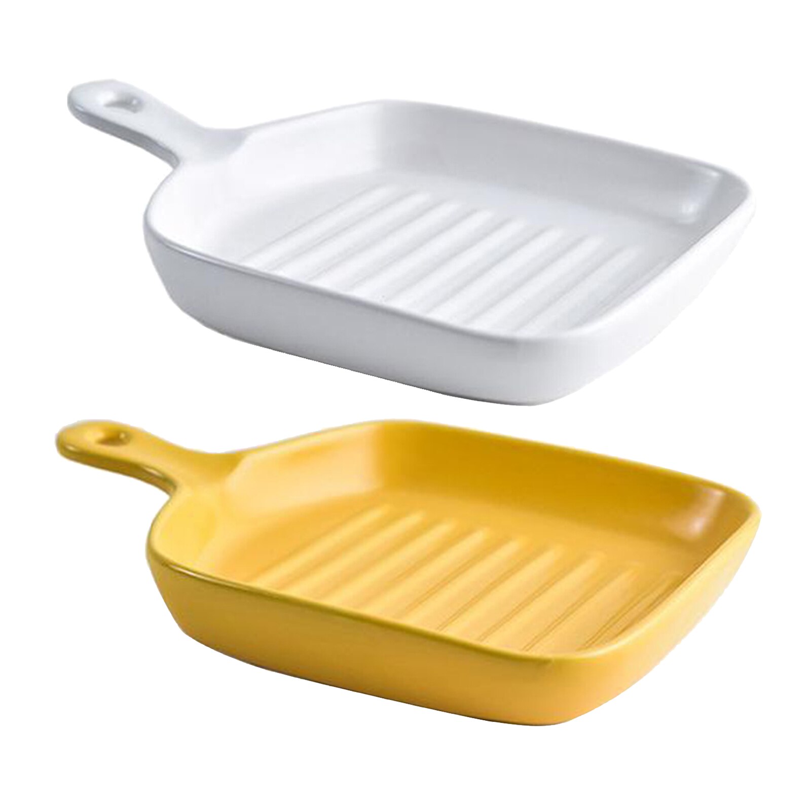 Ceramic Plates with Single Handle Beef Food Desser... – Vicedeal