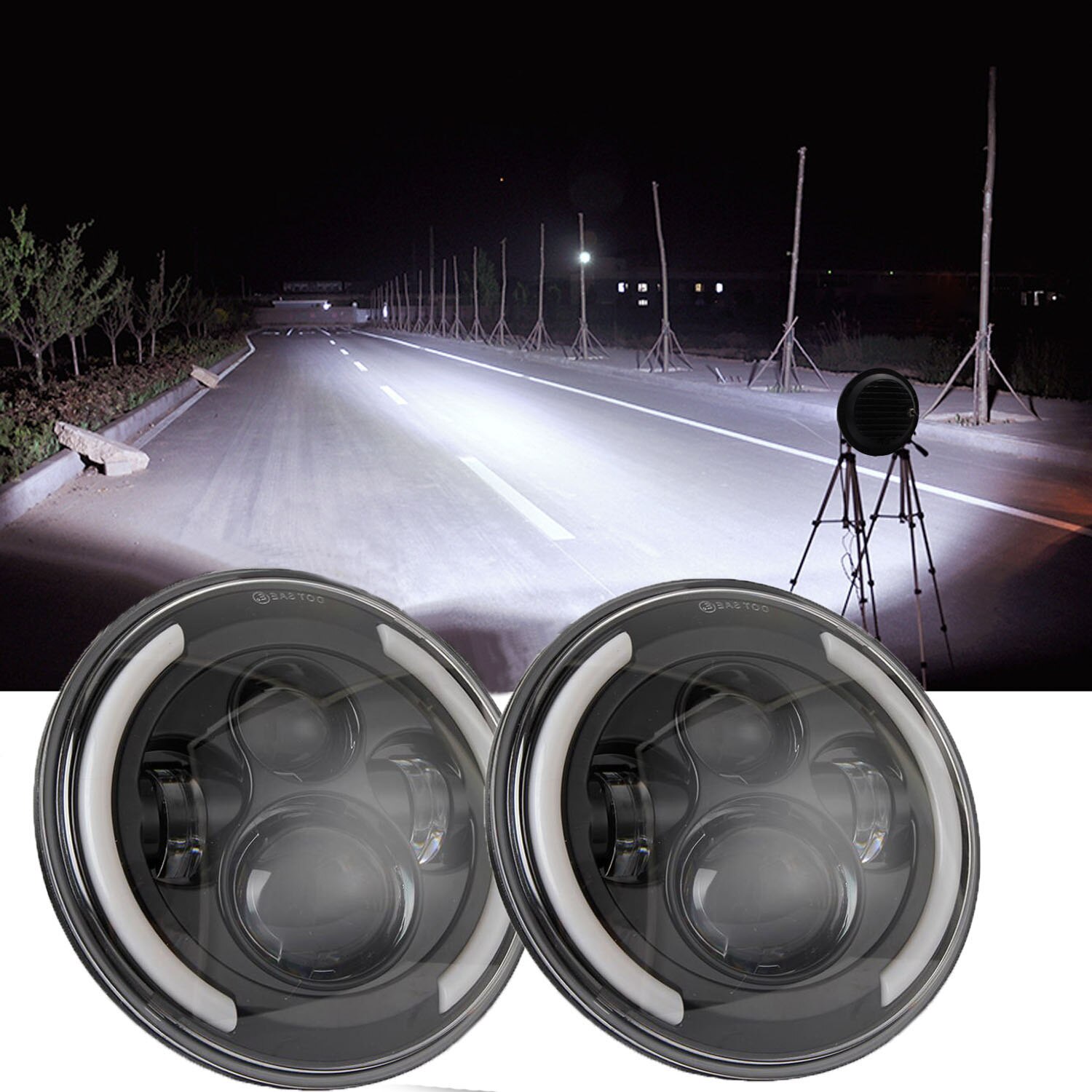 1 paar Auto Scheinwerfer Lichter 45W Auto LED Lamp... – Grandado