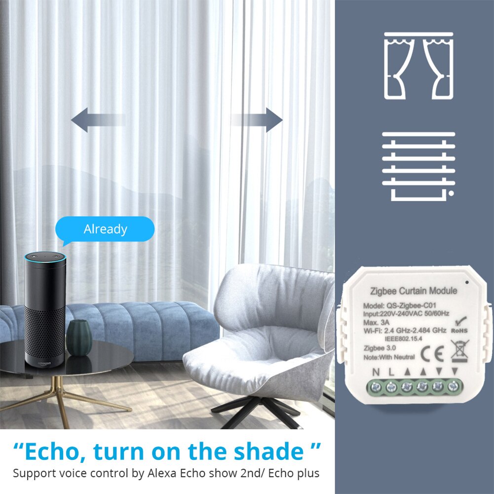 Easy Install Curtain Switch Module Family Sharing ... – Grandado