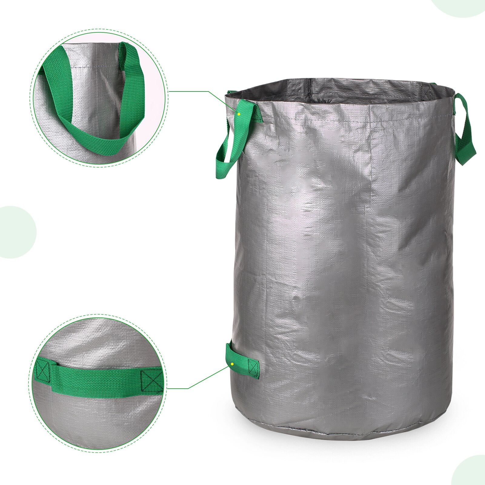 100L Trash Bags Large Capacity Reusable 26 Gallon ... – Grandado