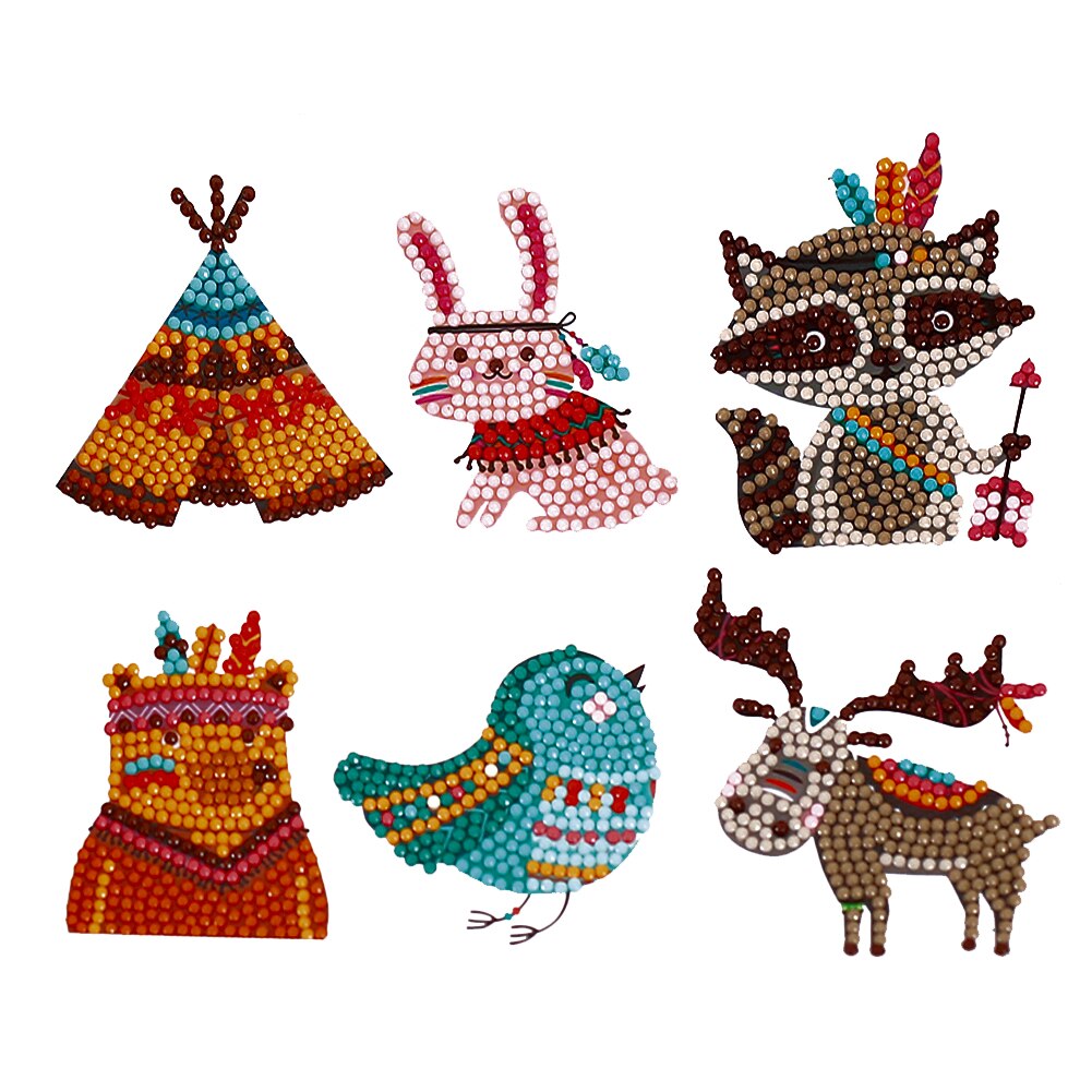 Rhinestone Picture Stickers Kit Field Nature Adhes... – Vicedeal