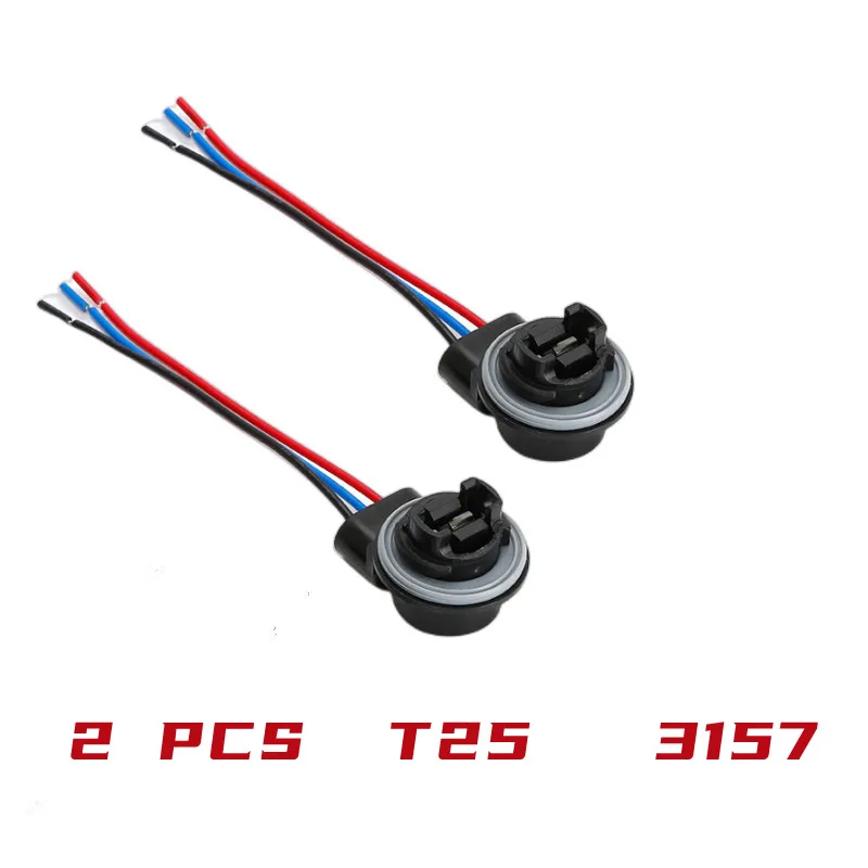 2X T25 3156 P27W 3157 P27/7W Female Socket Car Lam... – Vicedeal
