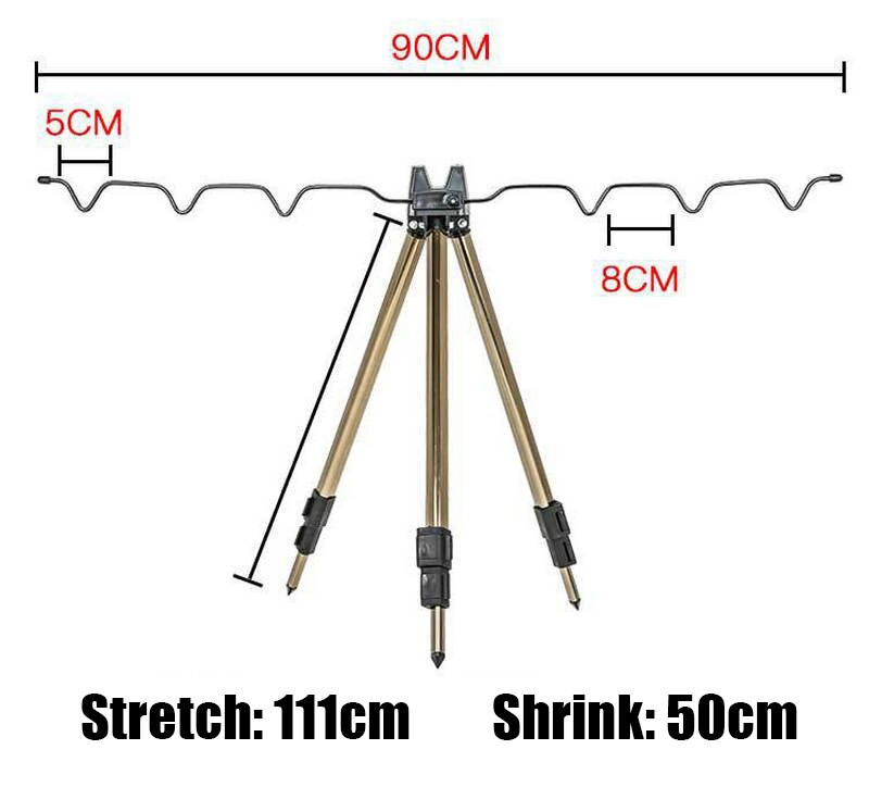 Telescopic Triangle Fishing Rod Bracket Holder Sup... – Grandado
