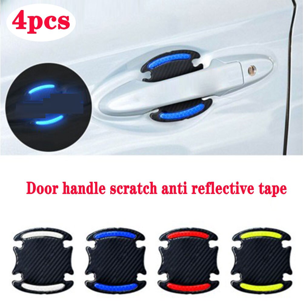 Car door bowl handle reflective sticker universal ... – Grandado